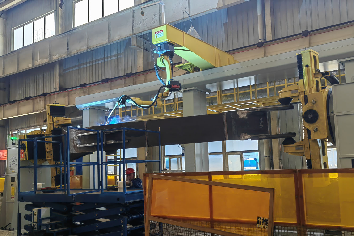 KAISAN Excavator Factory introduces advanced robotics production line ...