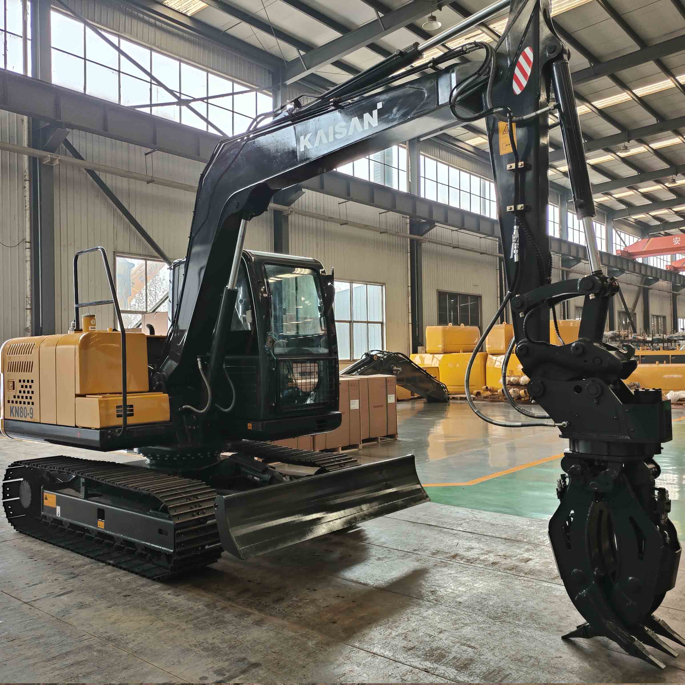 High Efficiency 8 Ton Crawler Excavator With YANMAR Engine Supplier ...